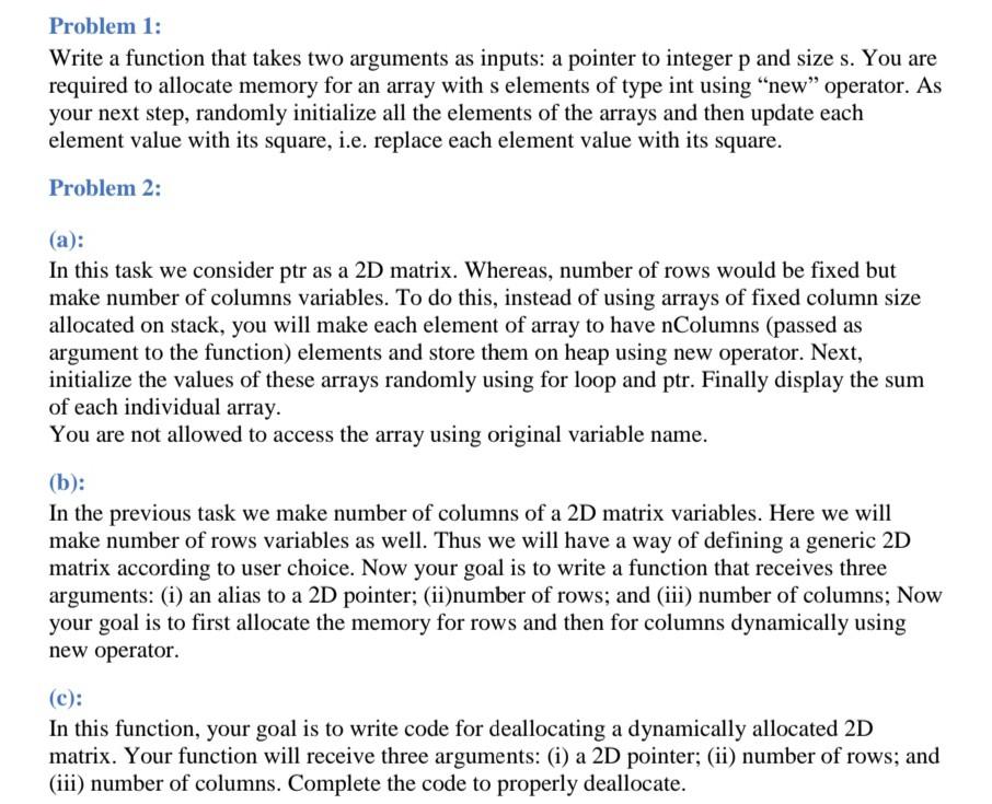 Solved Problem 1: Write a function that takes two arguments | Chegg.com