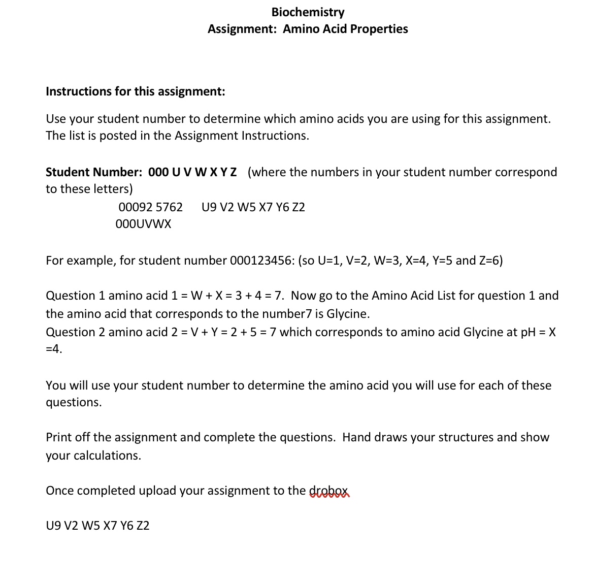 [solved] Biochemistry Assignment Amino Acid Properties Ins