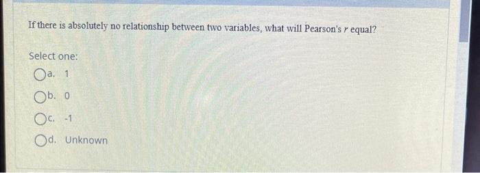 Solved If there is absolutely no relationship between two | Chegg.com