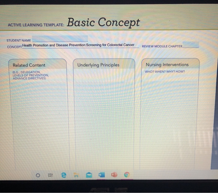 Solved ACTIVE LEARNING TEMPLATE: Basic Concept STUDENT NAME | Chegg.com Solved ACTIVE LEARNING TEMPLATE: Basic Concept STUDENT NAME | Chegg.com