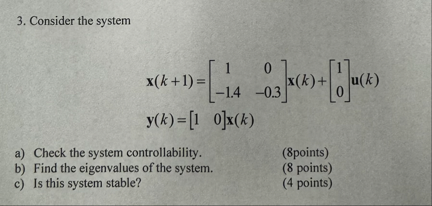 Solved Consider the | Chegg.com