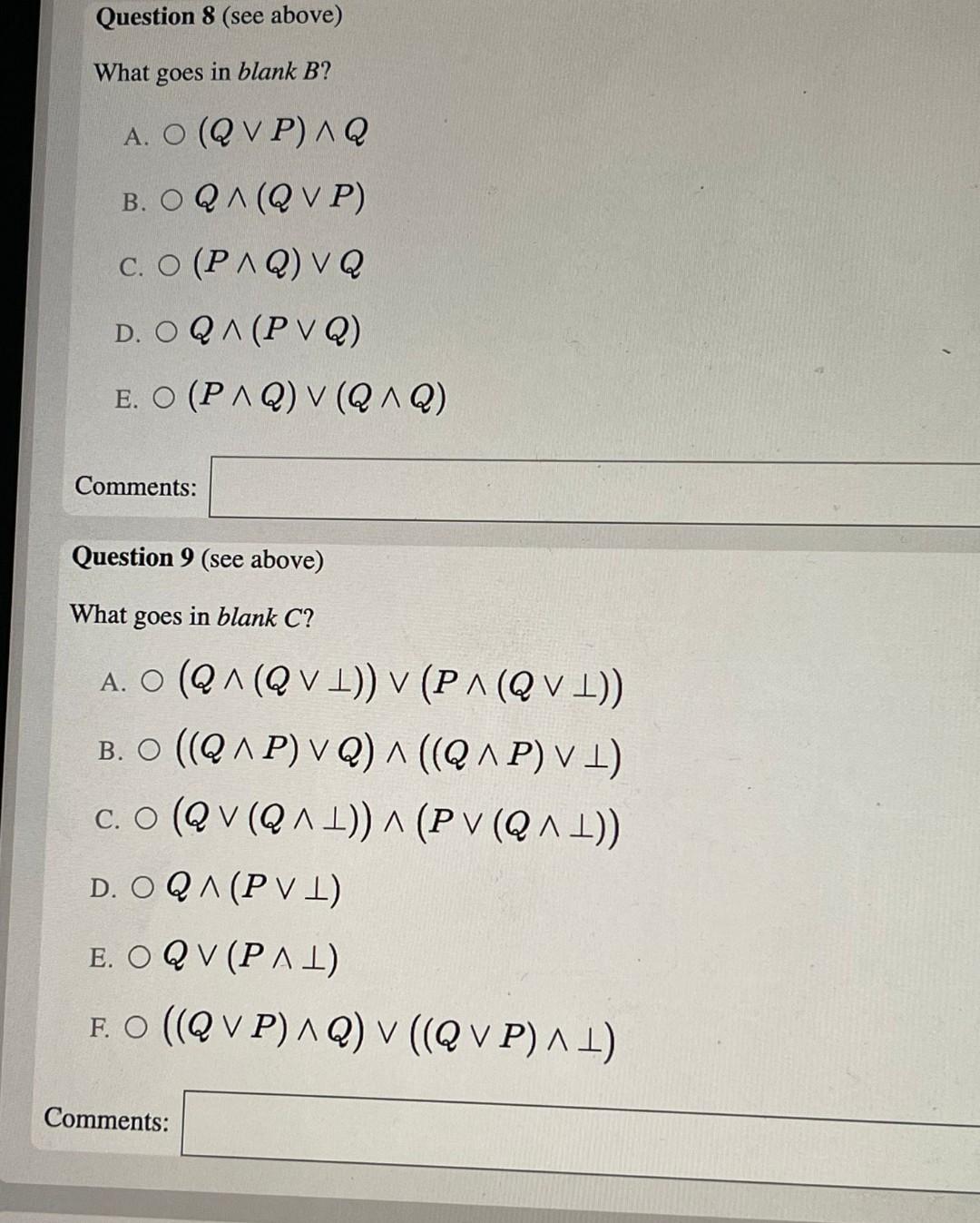 Solved Consider the following proof that -((PVQ) →-Q) = Q | Chegg.com