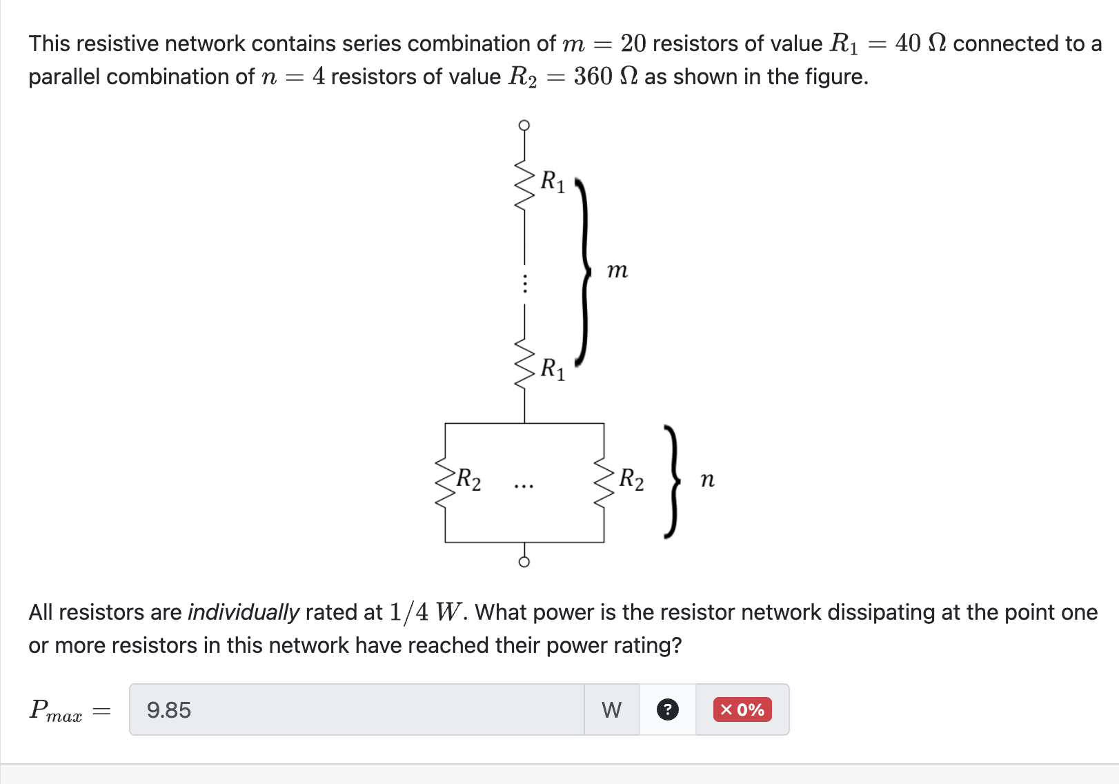 Solved This resistive network contains series combination of | Chegg.com