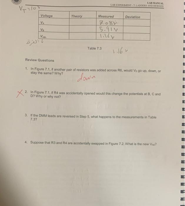 Solved 3. If the DMM leads are reversed in Step 5, what | Chegg.com