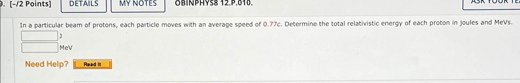 Solved [-/2 ﻿Points]OBINPHYS8 12.P.010.In a particular beam | Chegg.com