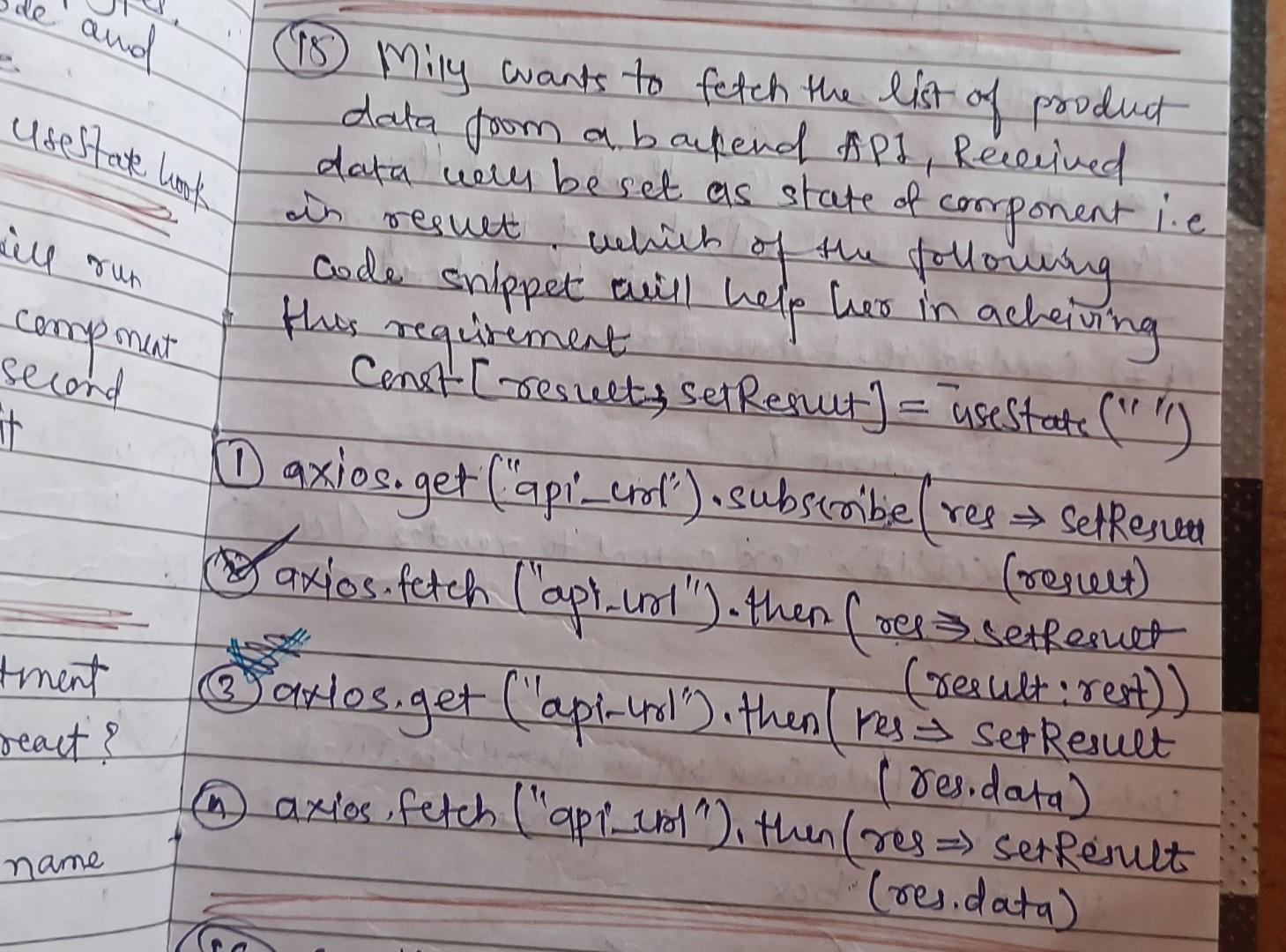 Solved de and usestake hook cih result will sun second | Chegg.com