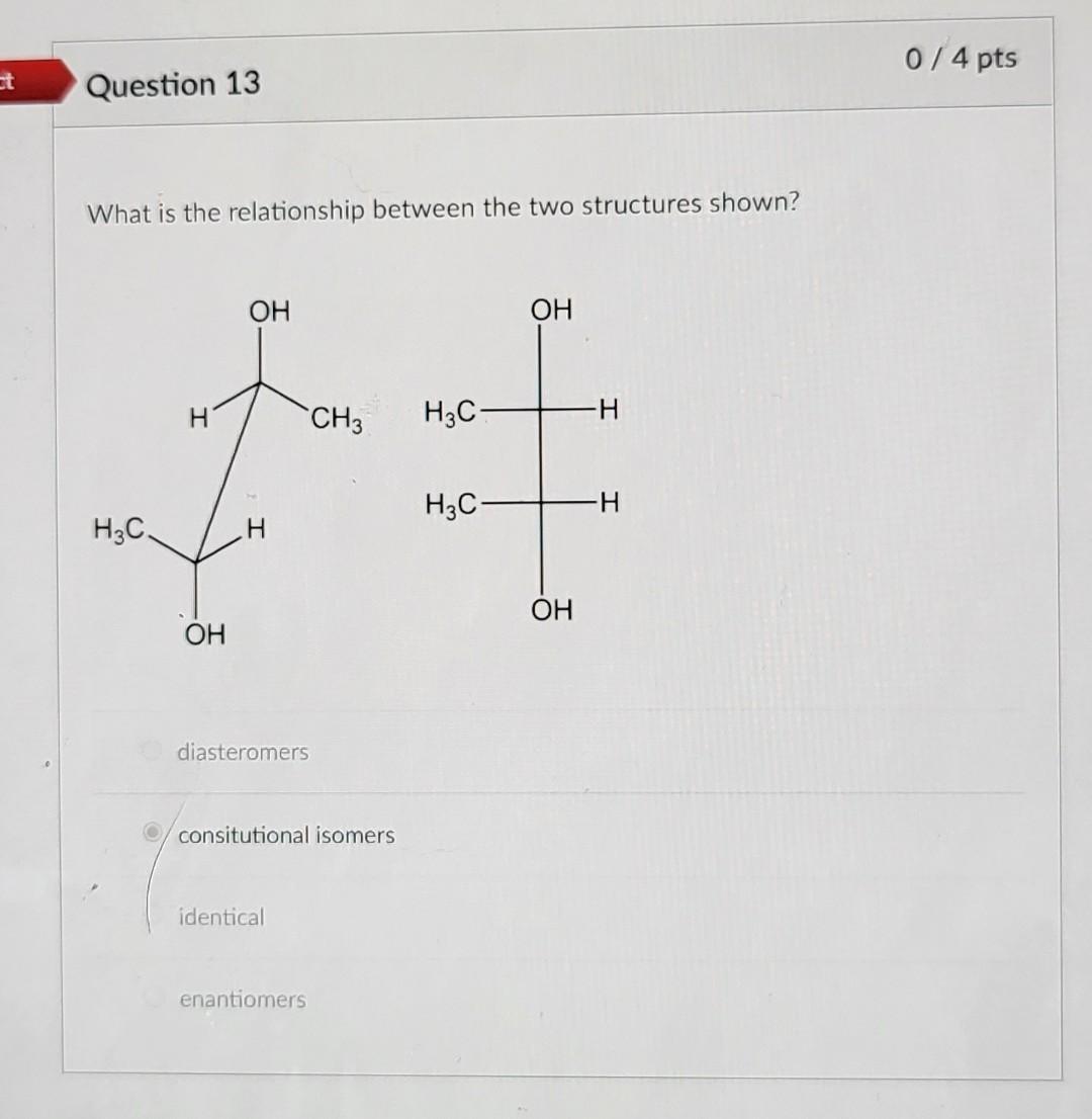 Solved What is the relationship between the two structures | Chegg.com