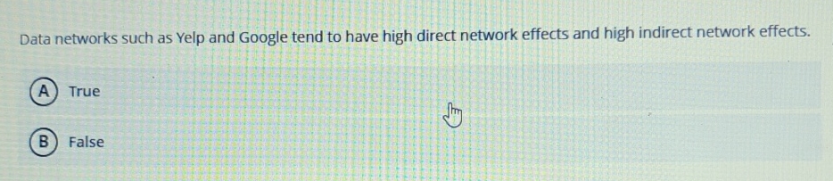 Solved Data networks such as Yelp and Google tend to have | Chegg.com