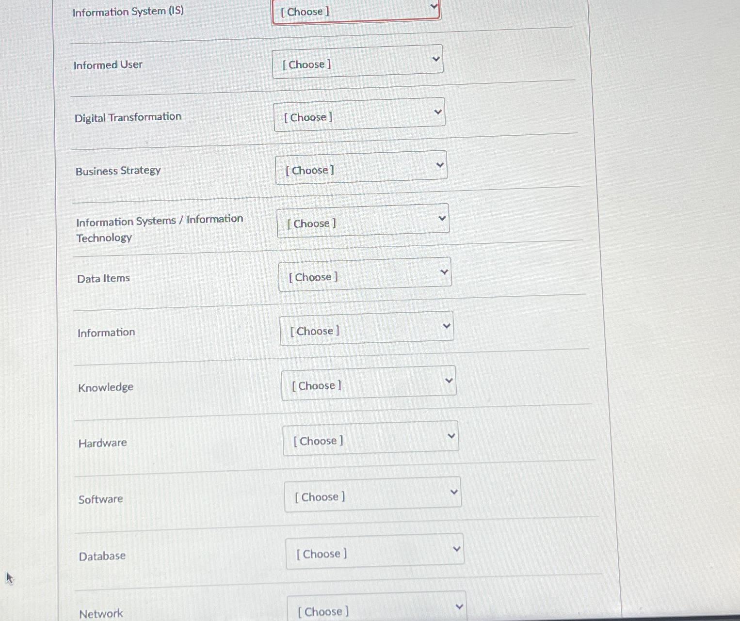 Solved Information System (IS)Informed UserDigital | Chegg.com
