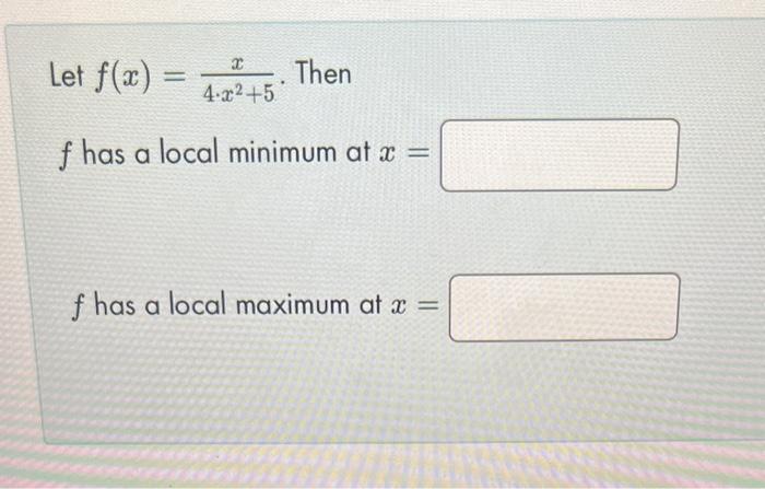 Solved Let F Be The Function F X 10⋅x3−3⋅x2 8⋅x−5 Calculate