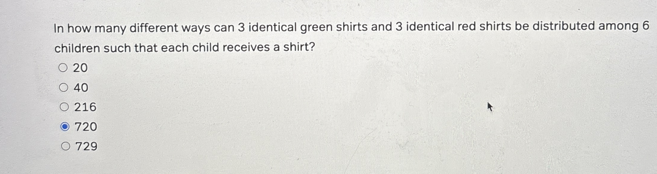 Solved In how many different ways can 3 ﻿identical green | Chegg.com