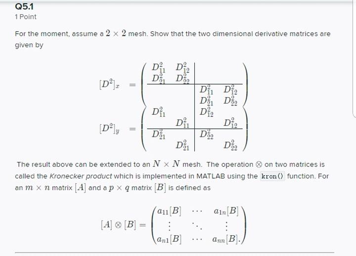 Q5 Two Dimensional Boundary Value Problems 5 Points | Chegg.com