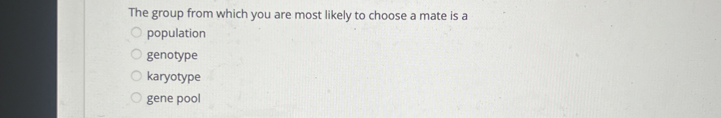 Solved The group from which you are most likely to choose a | Chegg.com