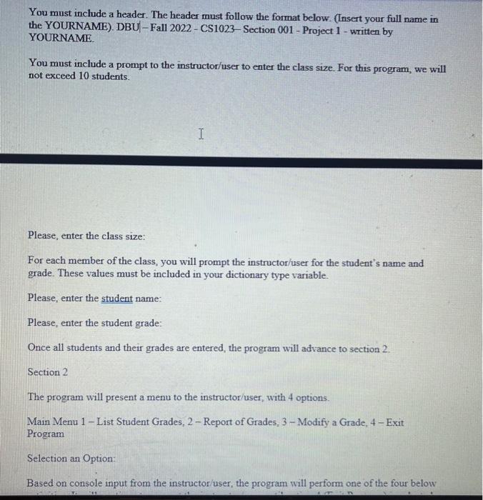Solved Objectives include: - Use variables - Print | Chegg.com
