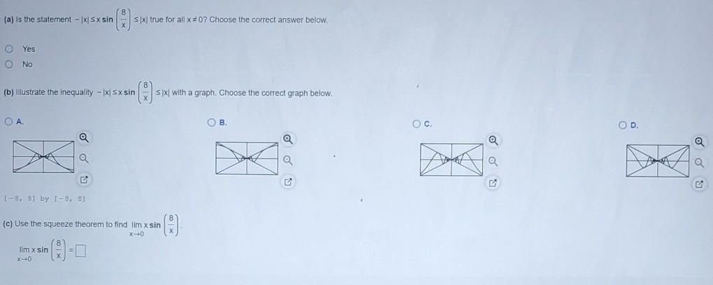 Solved (a) is the statement - IX Sx sin @ sx true for all x | Chegg.com