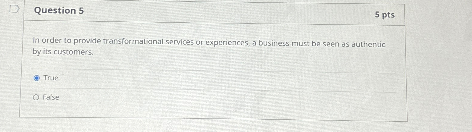 Solved Question 55 ﻿ptsIn order to provide transformational | Chegg.com