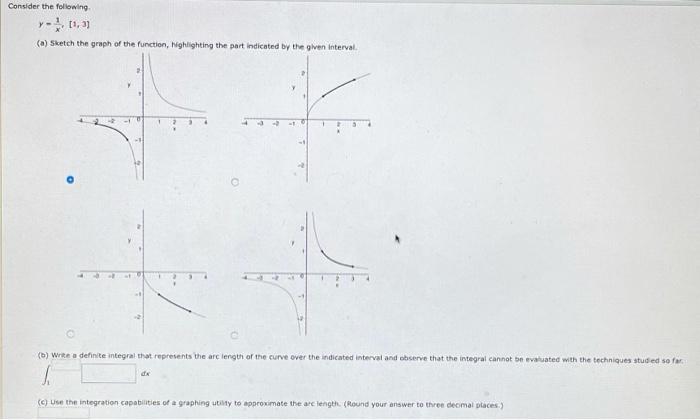 Solved Consider the following 11,37 (a) Sketch the graph of | Chegg.com