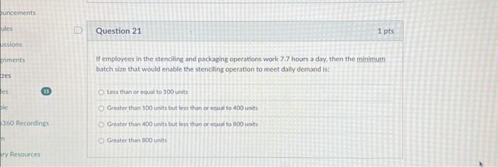 Solved Below is a partial current state VSM of a production | Chegg.com