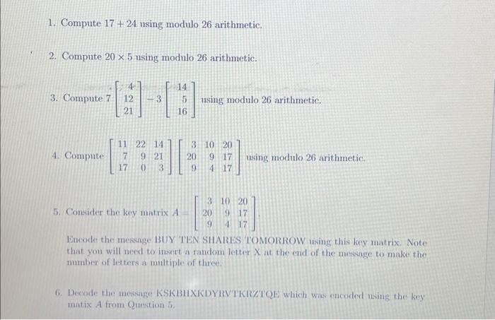 Solved 7. Determine whether the following matrices are | Chegg.com