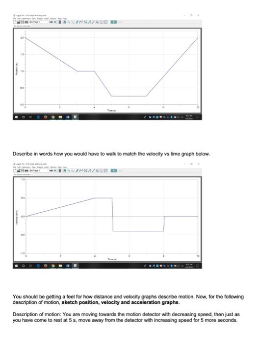 PHYS& 221 Lab Activity #2 Graphing Motion In this lab | Chegg.com