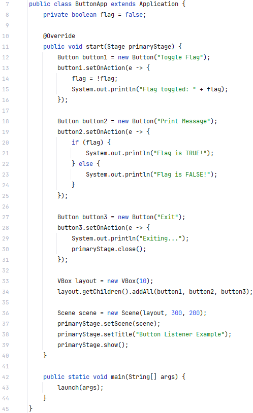 Solved What is printed when user clicks button 2, ﻿then | Chegg.com