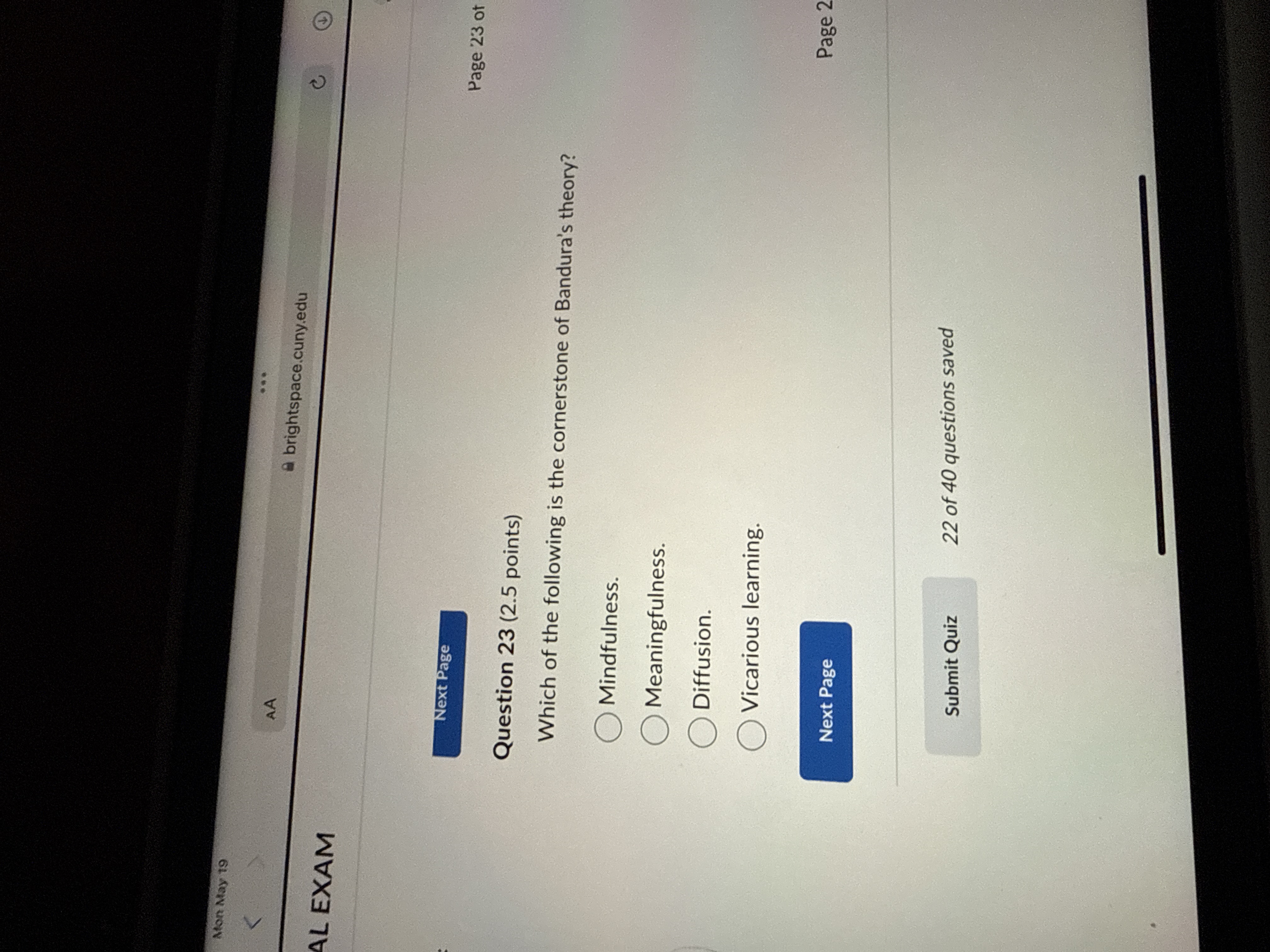 Solved Question 23 (2.5 ﻿points)Which of the following is | Chegg.com