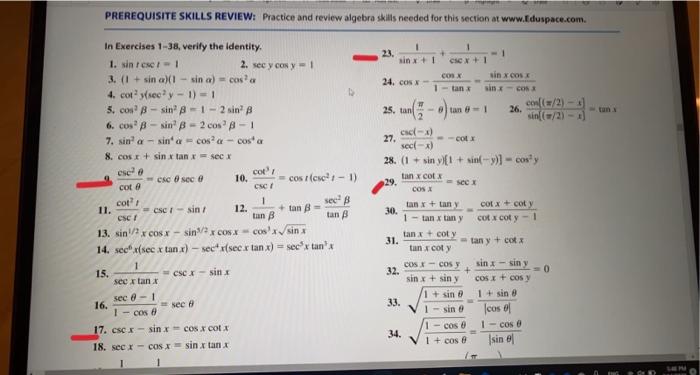 Solved PREREQUISITE SKILLS REVIEW: Practice and review | Chegg.com