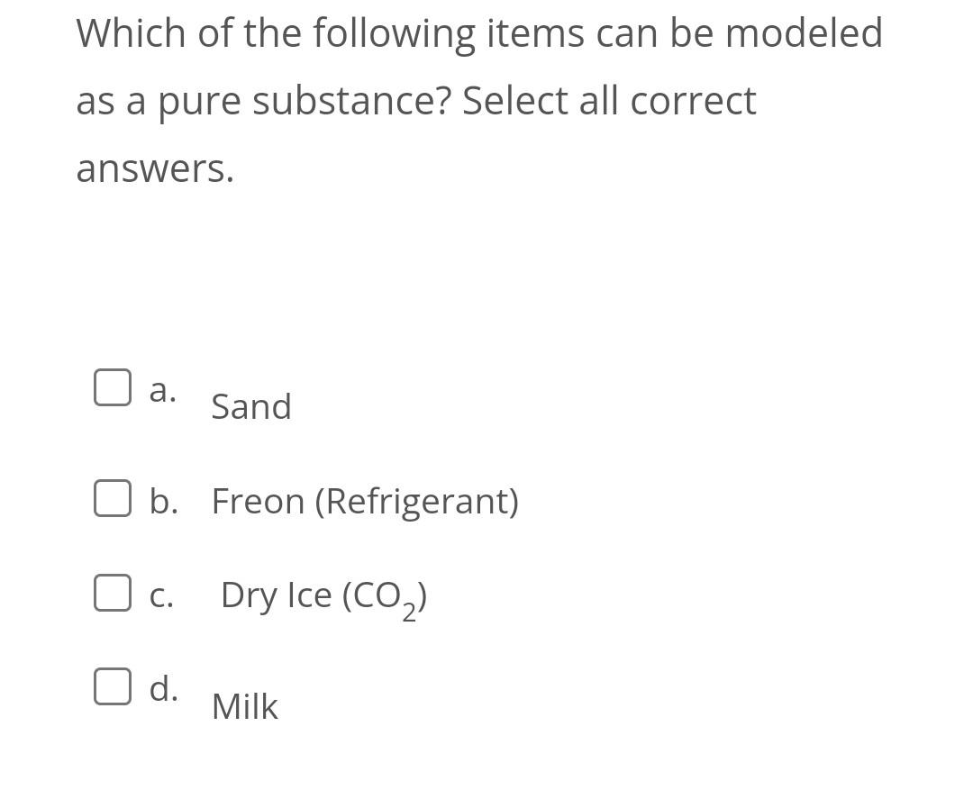 Solved Which of the following items can be modeled as a pure | Chegg.com