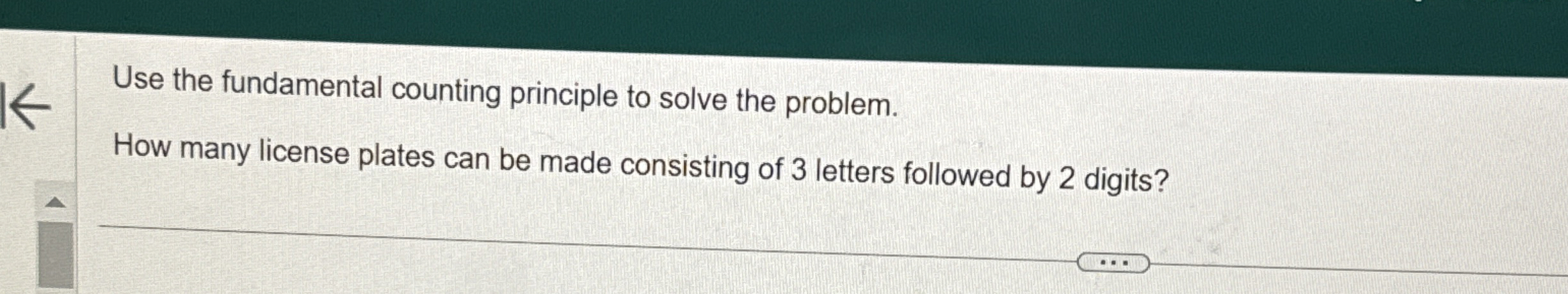 Solved Use the fundamental counting principle to solve the | Chegg.com