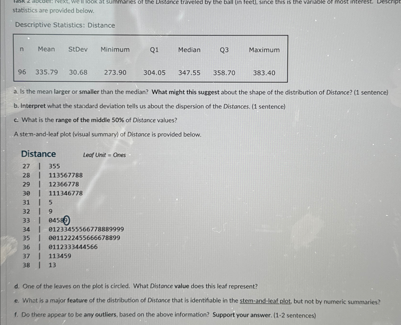 Solved statistics are provided below.Descriptive Statistics: | Chegg.com