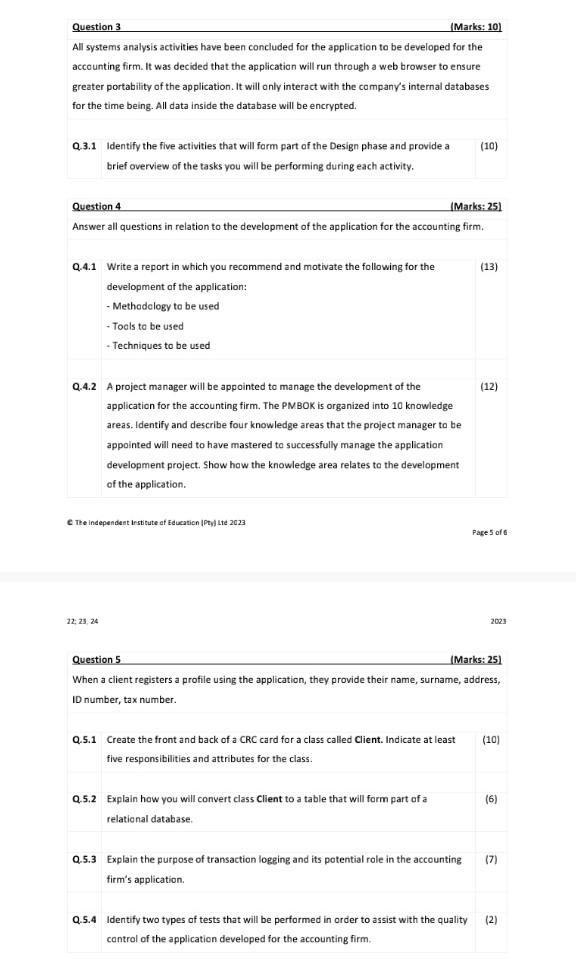 Solved Question 1 Marks 15 Consider The Following Short