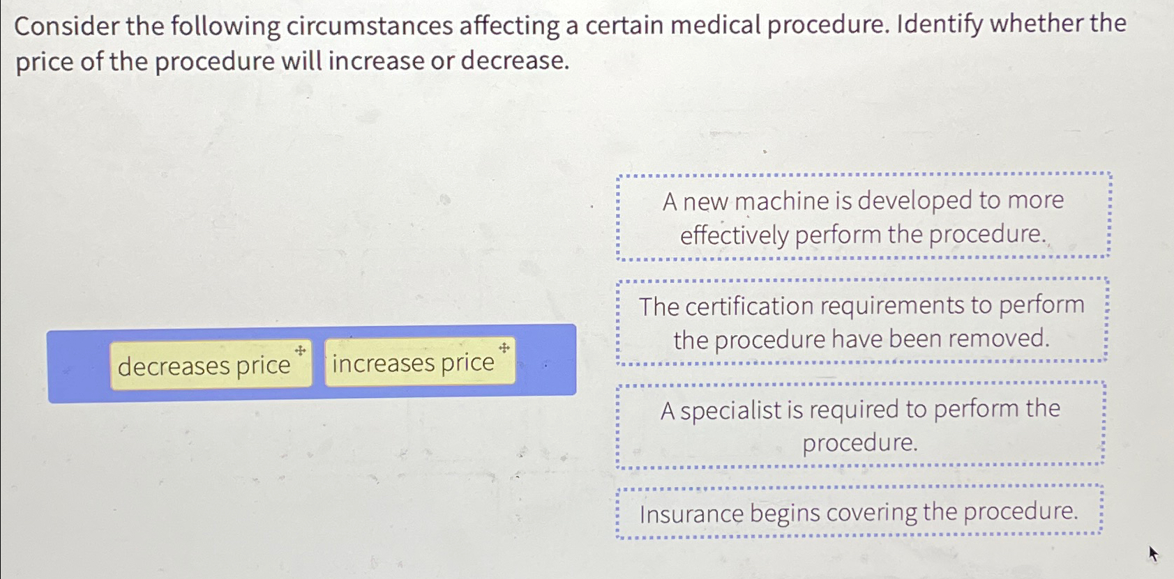 Solved Consider the following circumstances affecting a | Chegg.com