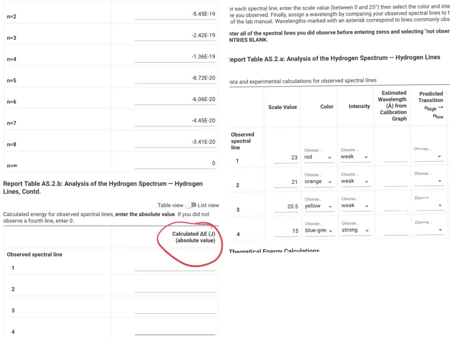 Solved Calculate change in E (J) (absoulte vaule) | Chegg.com Solved Calculate change in E (J) (absoulte vaule) | Chegg.com