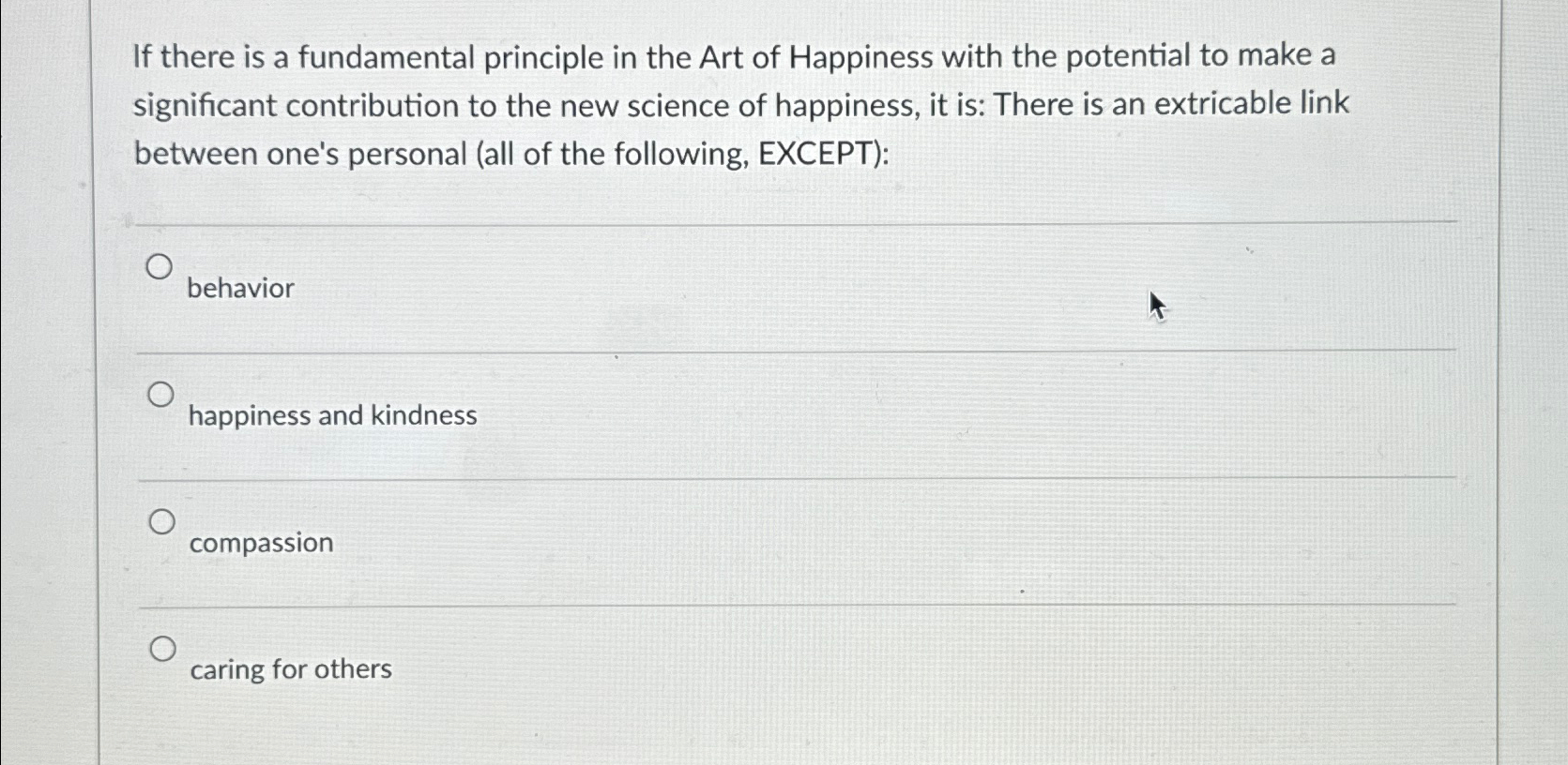 Solved If there is a fundamental principle in the Art of | Chegg.com