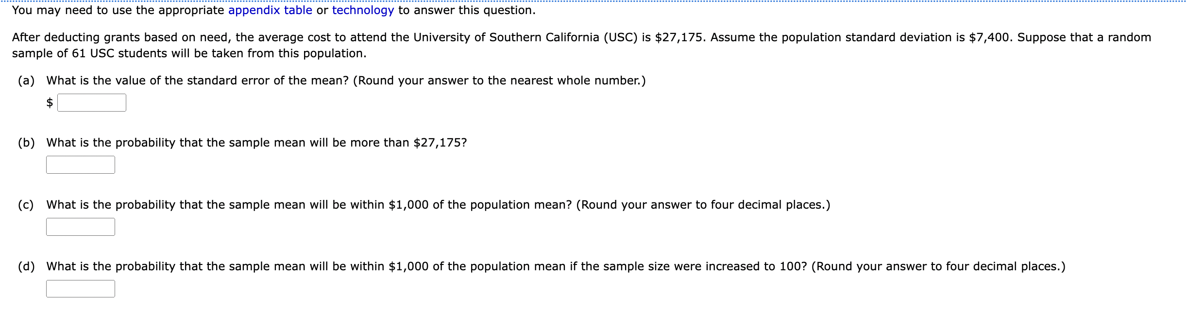 Solved You may need to use the appropriate appendix table or | Chegg.com