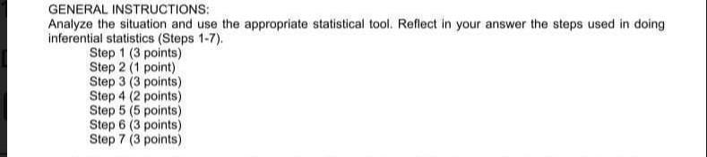 Solved GENERAL INSTRUCTIONS: Analyze the situation and use | Chegg.com