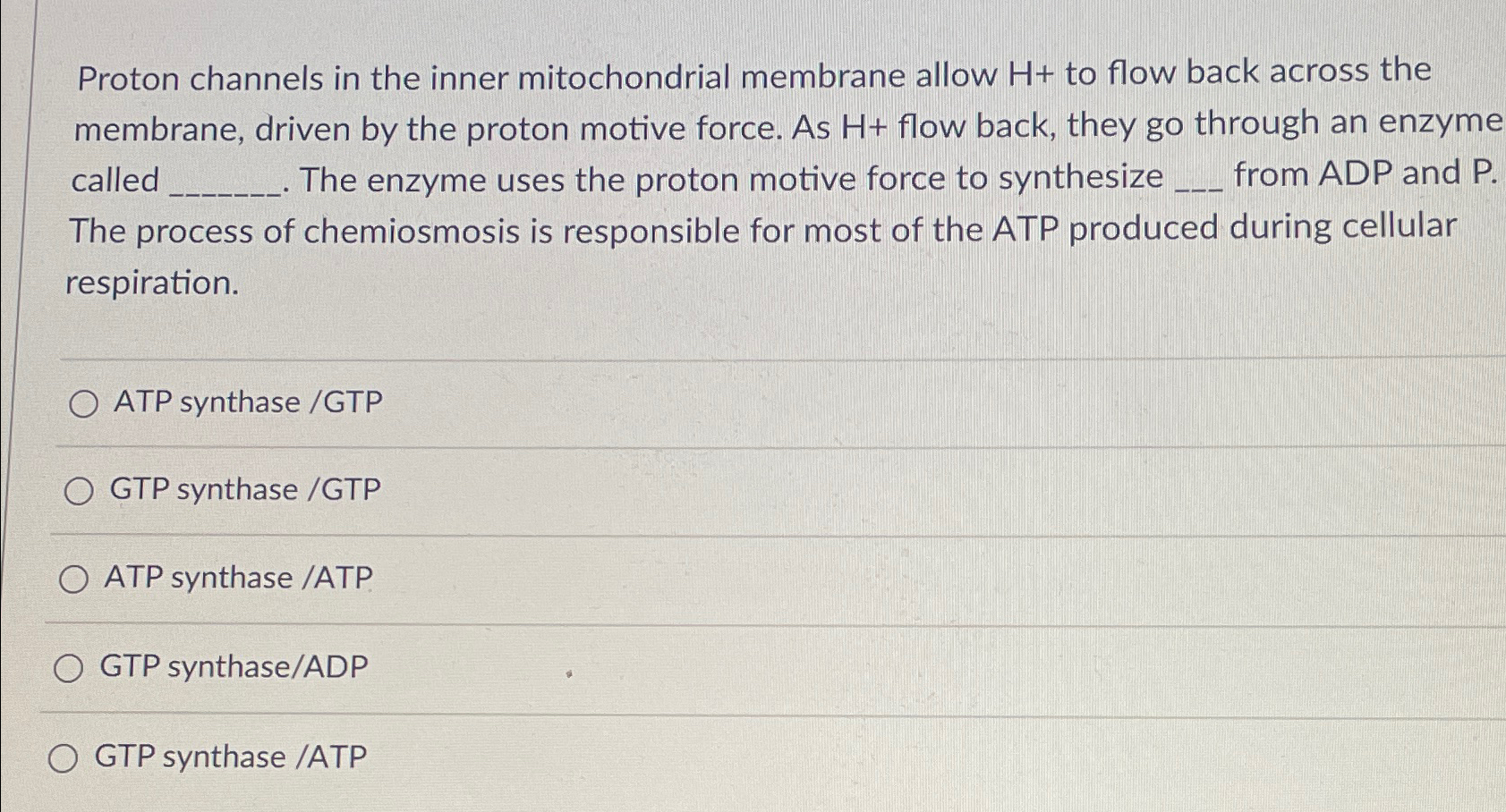 Solved Proton channels in the inner mitochondrial membrane | Chegg.com