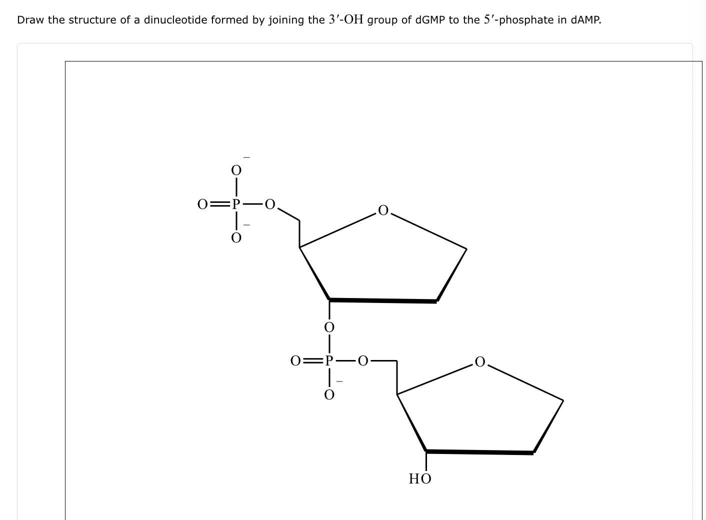 Solved Draw the structure of a dinucleotide formed by | Chegg.com