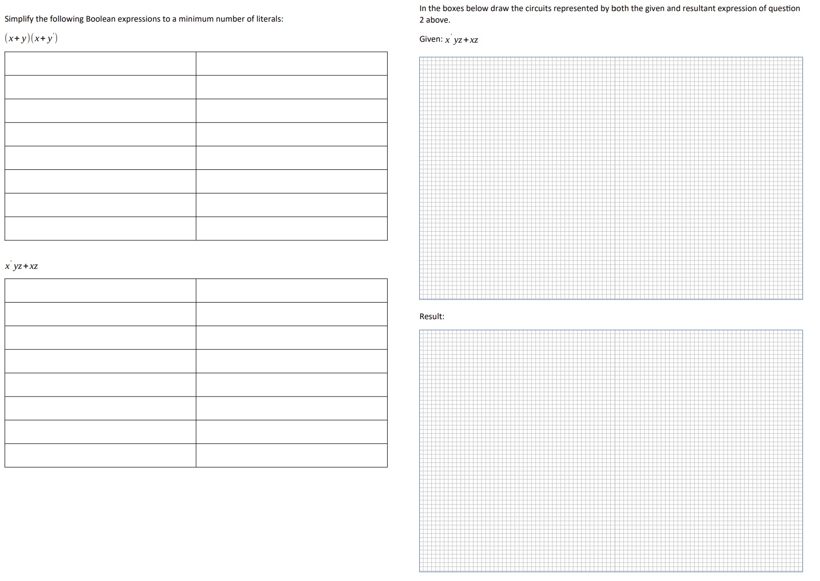 Solved Homework: Boolean Algebra & MS-Equation | Chegg.com