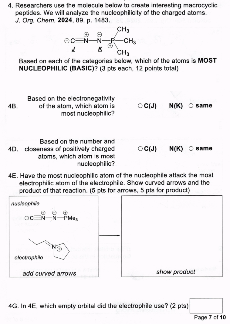Solved Researchers use the molecule below to create | Chegg.com