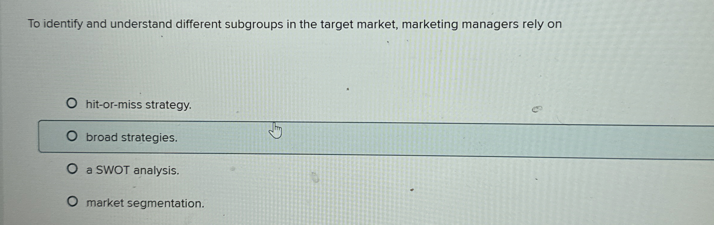 Solved To identify and understand different subgroups in the | Chegg.com