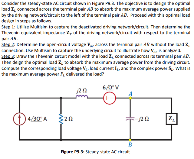 Solved Consider the steady-state AC circuit shown in Figure | Chegg.com