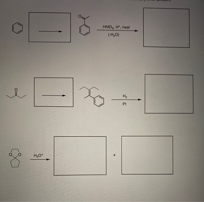 Solved HNET, H, heat (-H2O) i H2 Pt H30* + | Chegg.com