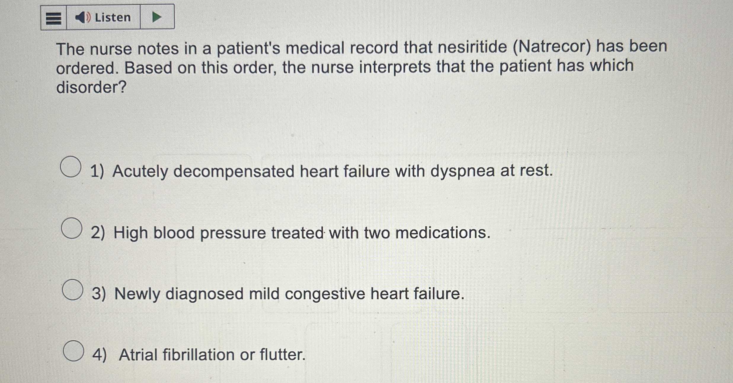 Solved The nurse notes in a patient's medical record that | Chegg.com