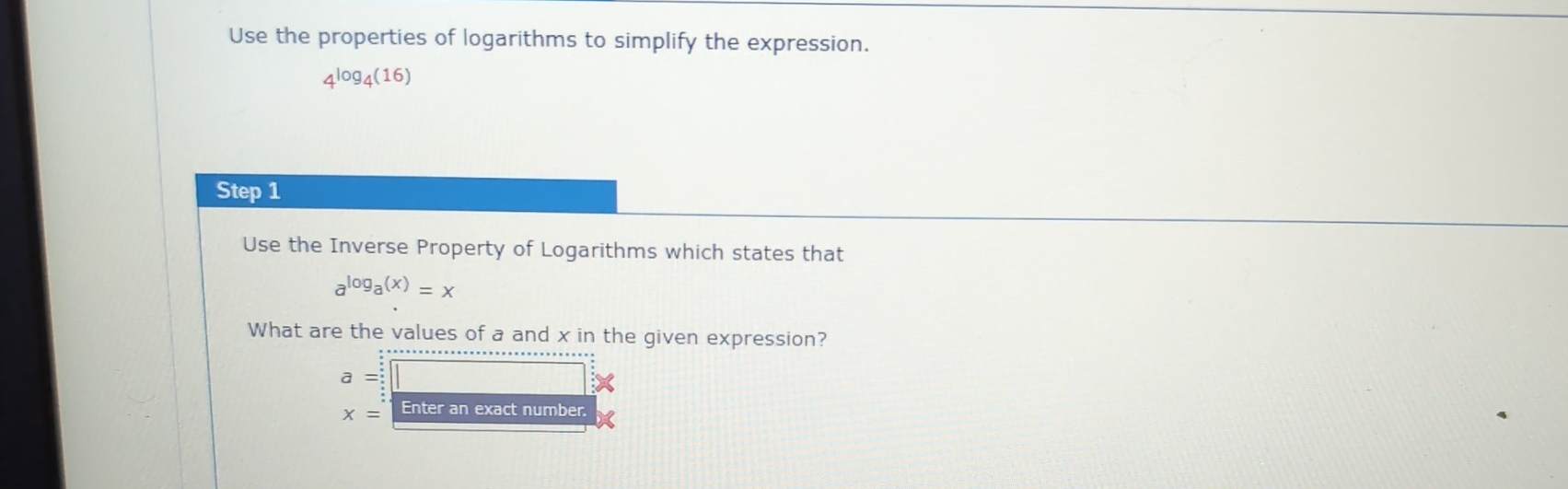 Solved Use the properties of logarithms to simplify the | Chegg.com