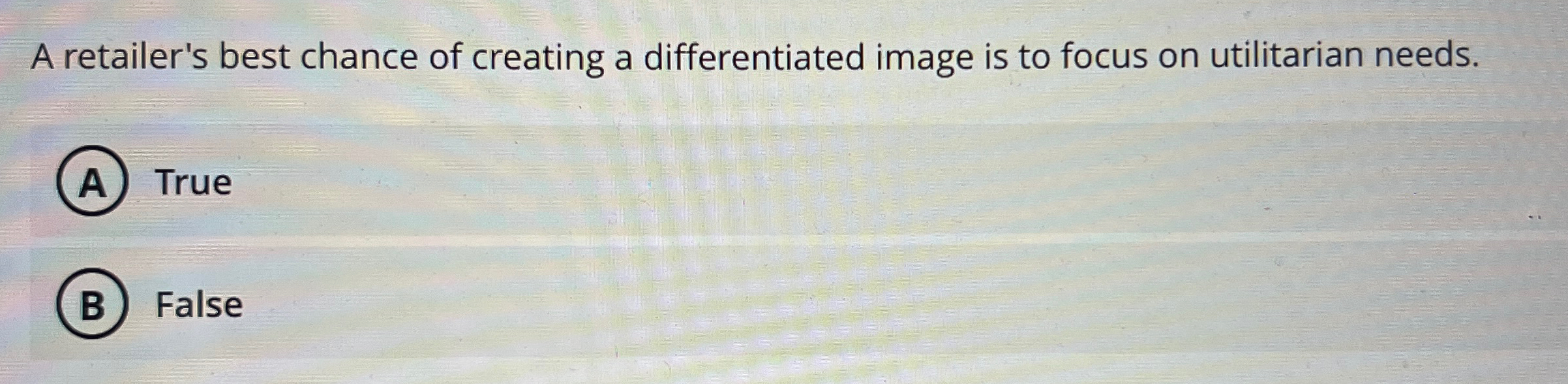 Solved A retailer's best chance of creating a differentiated | Chegg.com