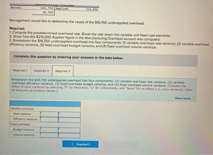 Solved Problem 10A-9 (Algo) Applying Overhead; Overhead | Chegg.com