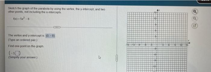 Solved also find the second point on the graph with the | Chegg.com