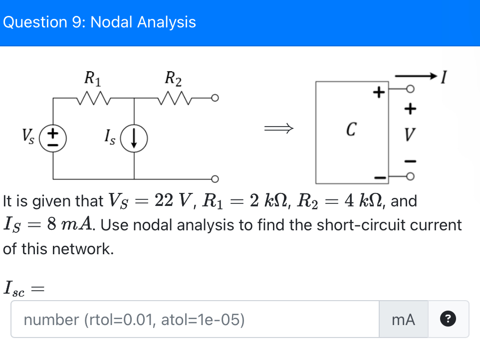 Solved Question 9: Nodal AnalysisIt is given that | Chegg.com Solved Question 9: Nodal AnalysisIt is given that | Chegg.com