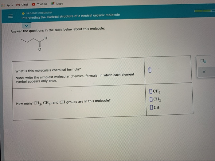 Solved Maps !!! Apps M Gmall O YouTube III ORGANIC CHEMISTRY | Chegg.com